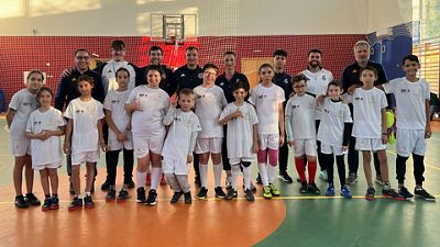 Training of coaches in the Foundation's schools in Romania