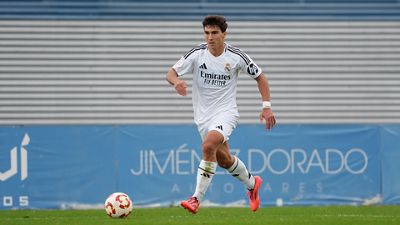Once inicial del Castilla contra el Marbella