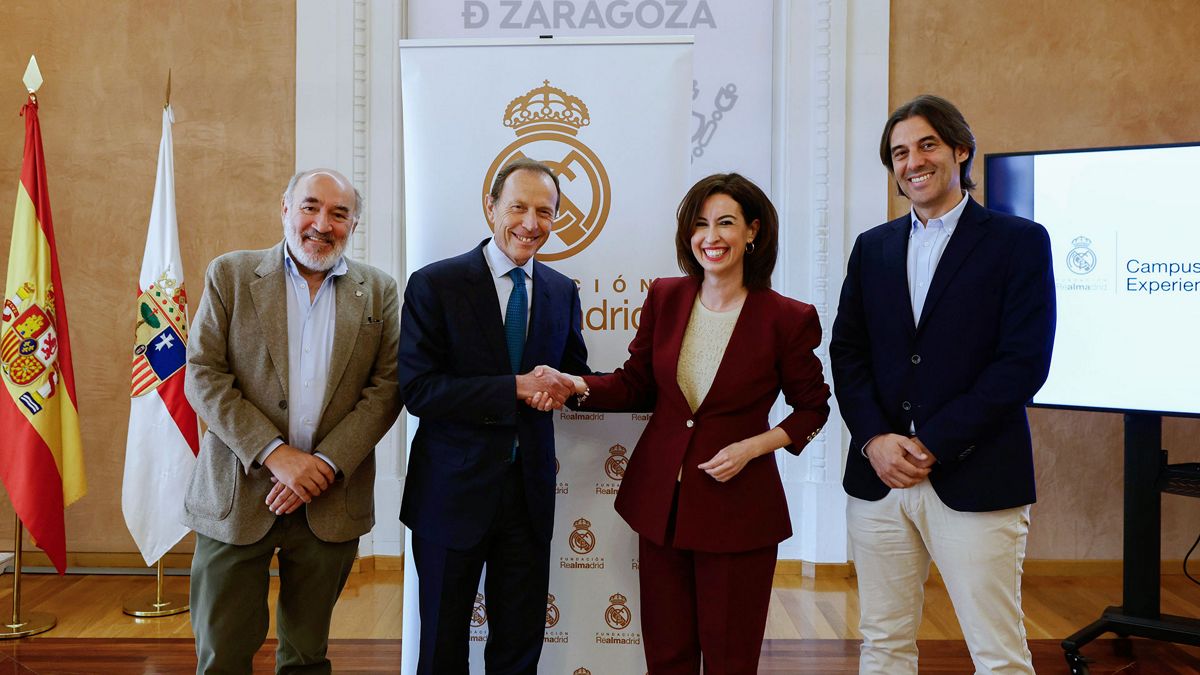 Die Fundación Real Madrid und die Diputación de Zaragoza fördern diesen ...